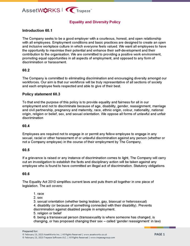 Policy Library - Fleet and Fuel Management - UK